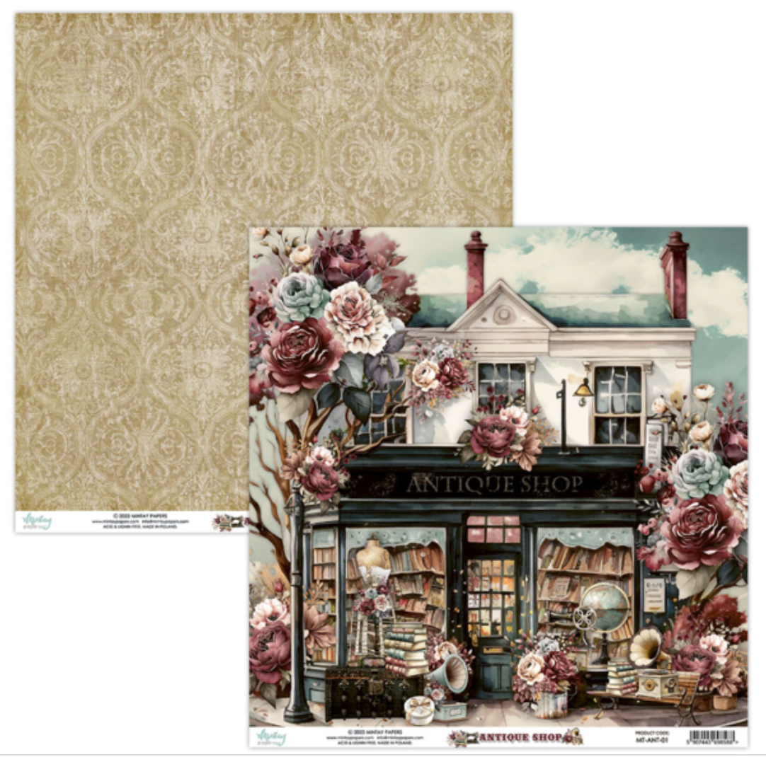 Antique Shop - 12 x 12 Paper Set - Mintay Papers Antique Shop - 12 x 12 Paper Set - Mintay Papers