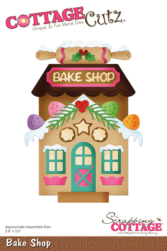 Bake Shop - Die - Cottage Cutz - Messy Papercrafts